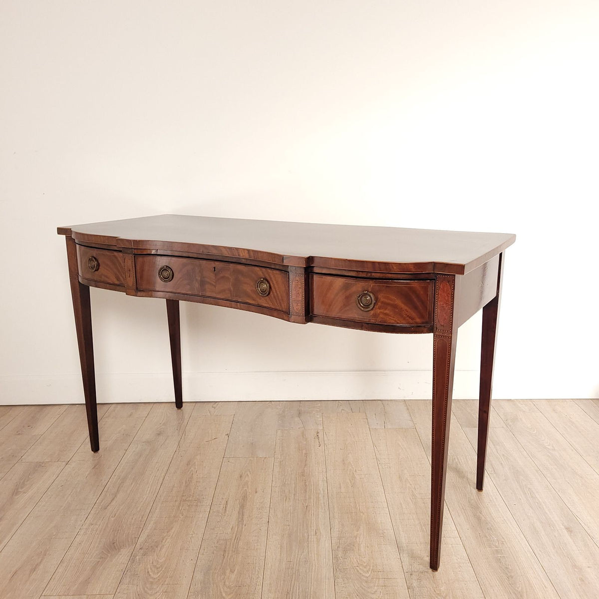 George III Three-Drawer Mahogany Oxbow Server, circa 1790 — Antique ...