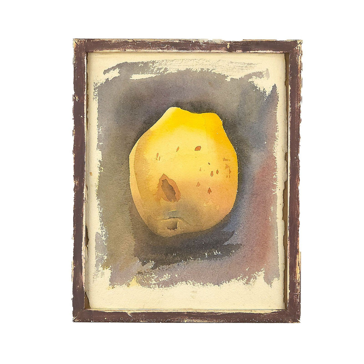 Pear Watercolor by Tony Stubbing, U.S.A. — Antique & Art Exchange